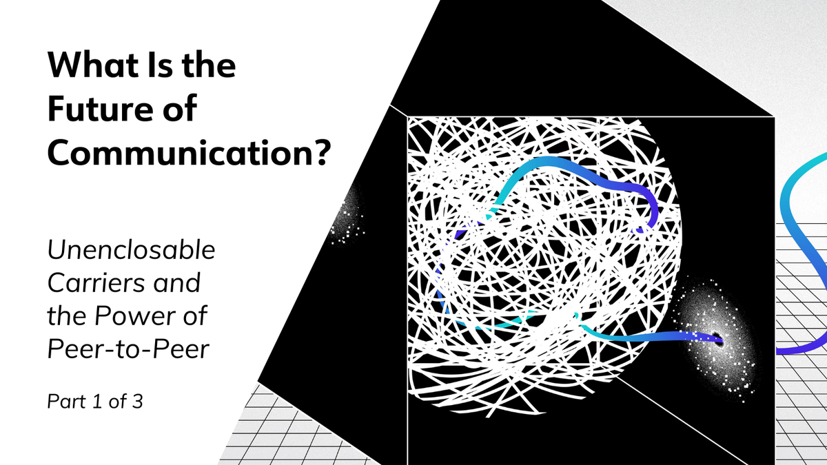 Unenclosable Carriers and the Future of Communication - Holochain Blog