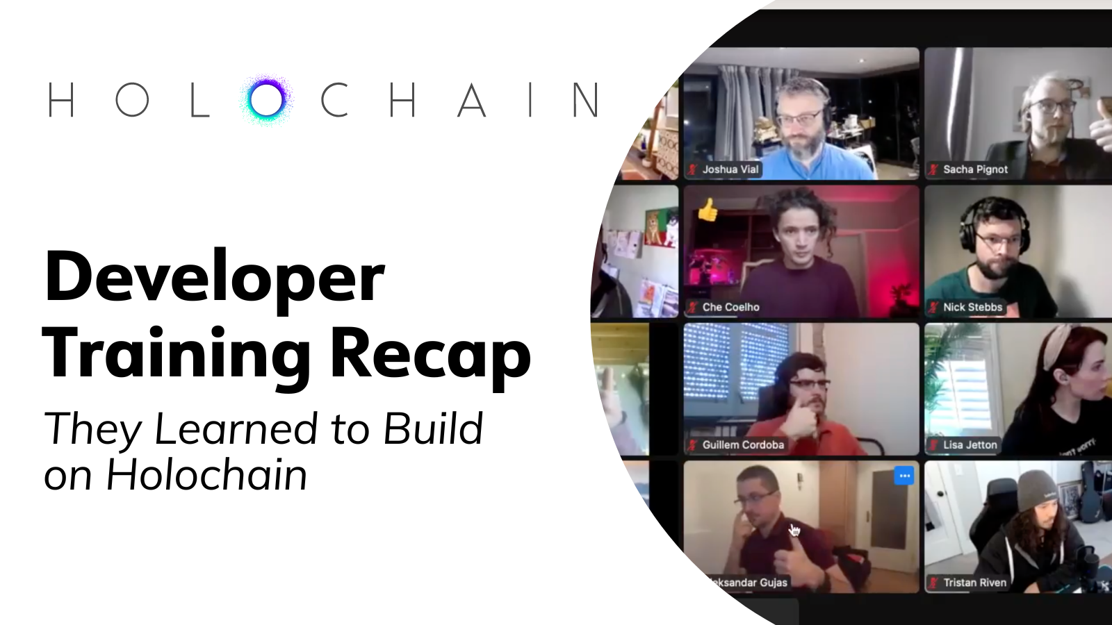 Developer Training Recap - Holochain Blog