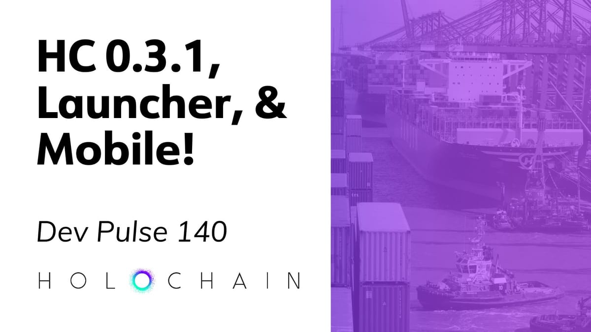 Holochain 0.3, a new Launcher, and… HC on Mobile! - Holochain Blog